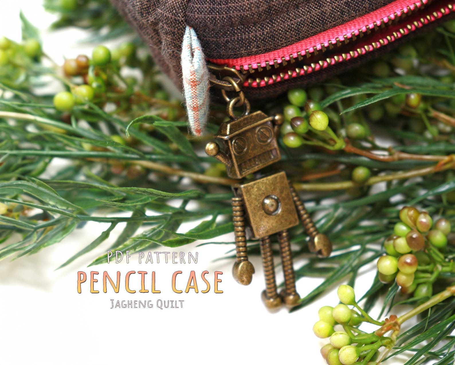 Kettle Robot Pencil Case PDF : PDF Pattern WITHOUT Written Instructions ...