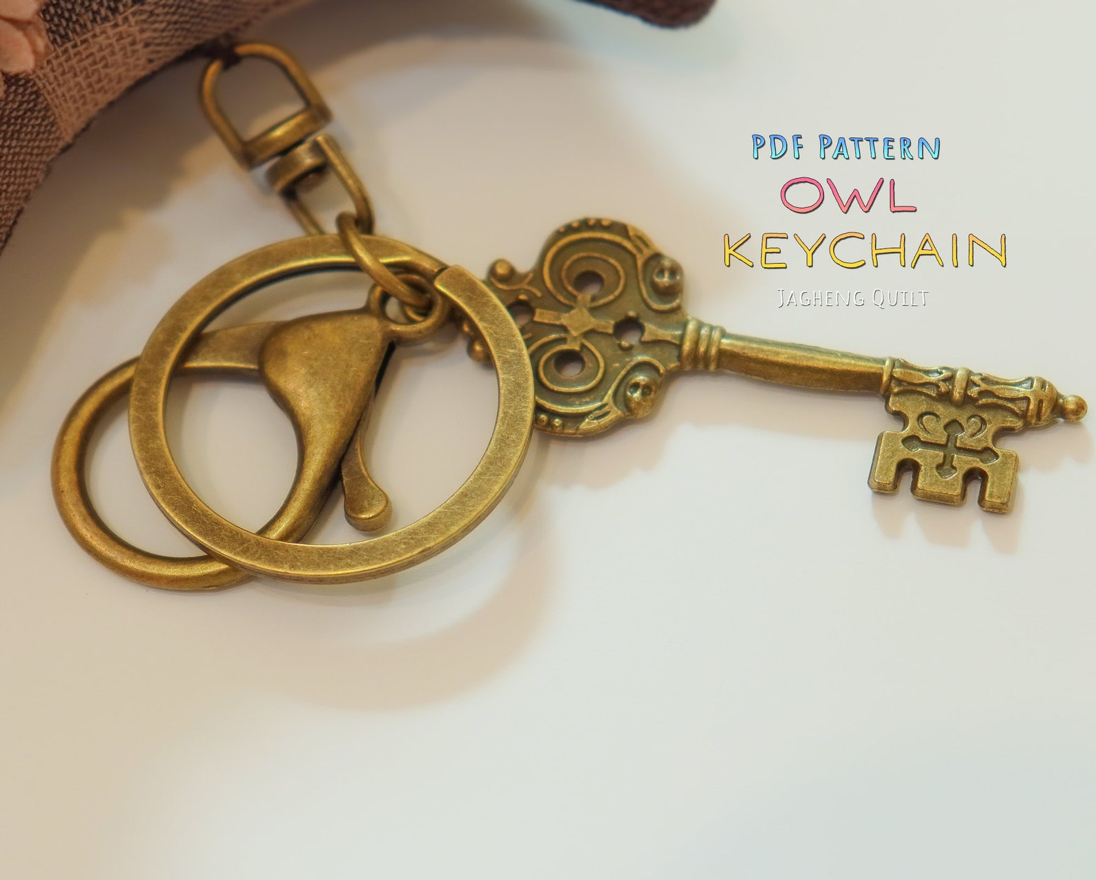 PDF Owl Keychain Pattern & Tutorialvideo in Youtube - Etsy