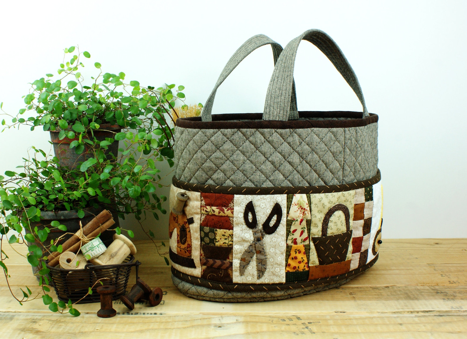 PDF Sewing Quilt Basket Pattern & Tutorialvideo in Youtube - Etsy