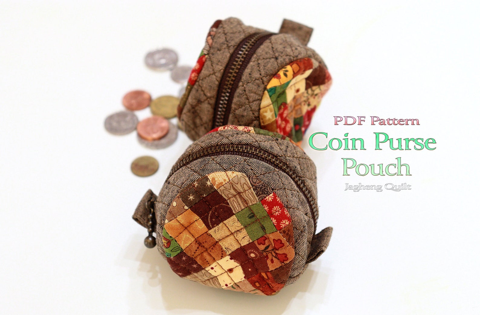Coin Purse Pouch : PDF Pattern WITHOUT Written Instructions - Etsy