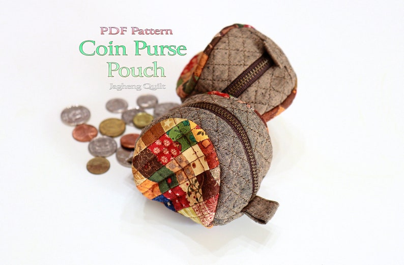 Coin Purse Pouch : PDF Pattern WITHOUT Written Instructions - Etsy