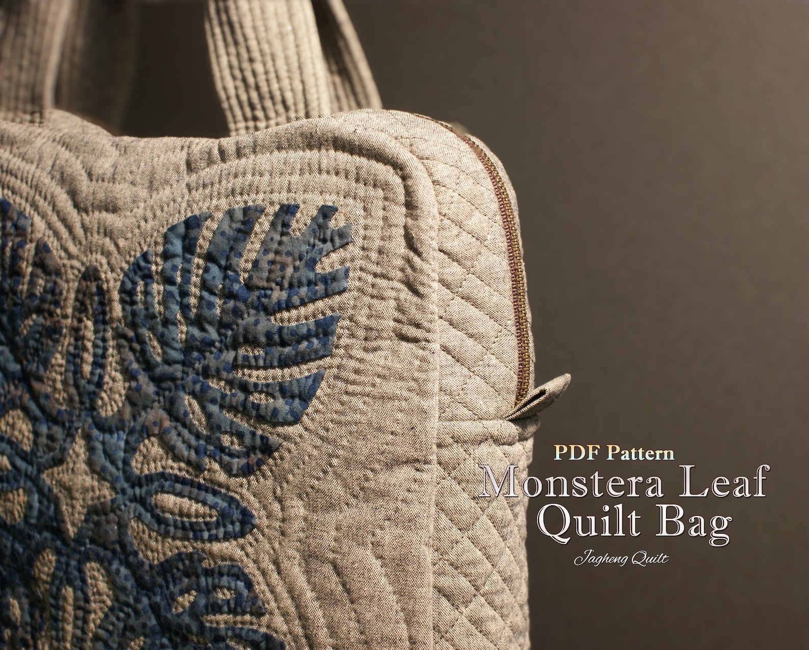 Monstera Leaf Quilt Bag: PDF Pattern WITHOUT Written Instructions, See ...