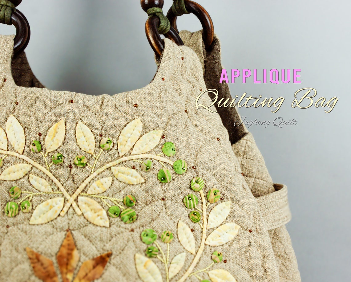 Applique Quilting Bag PDF Pattern & Tutorial - Etsy