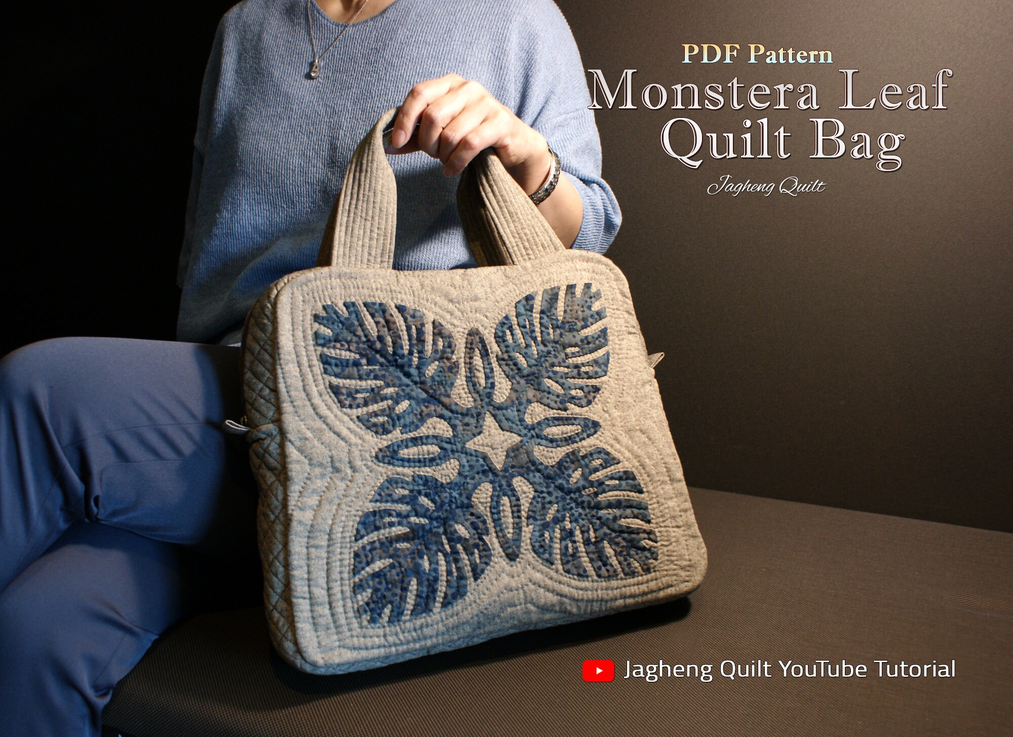 Monstera Leaf Quilt Bag: PDF Pattern WITHOUT Written - Etsy