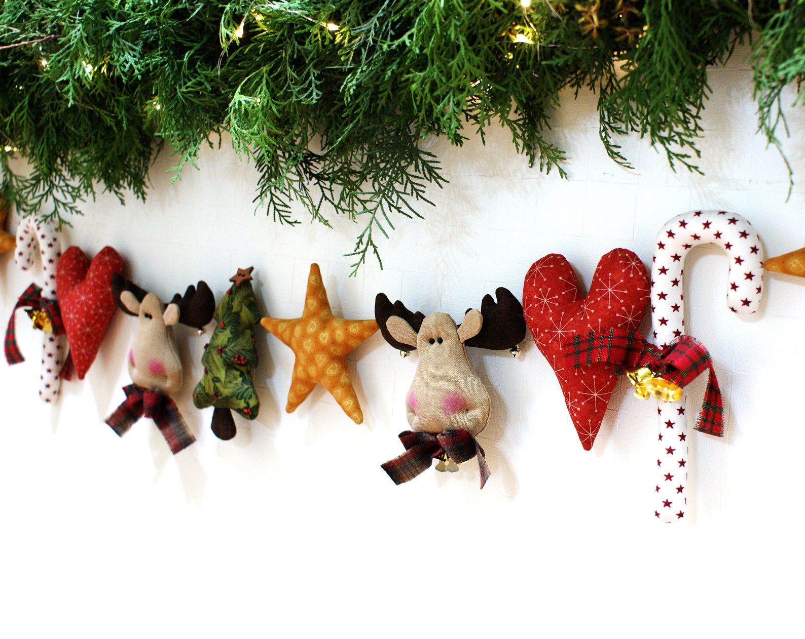 PDF Christmas Garland Sewing Pattern & Tutorialvideo in - Etsy