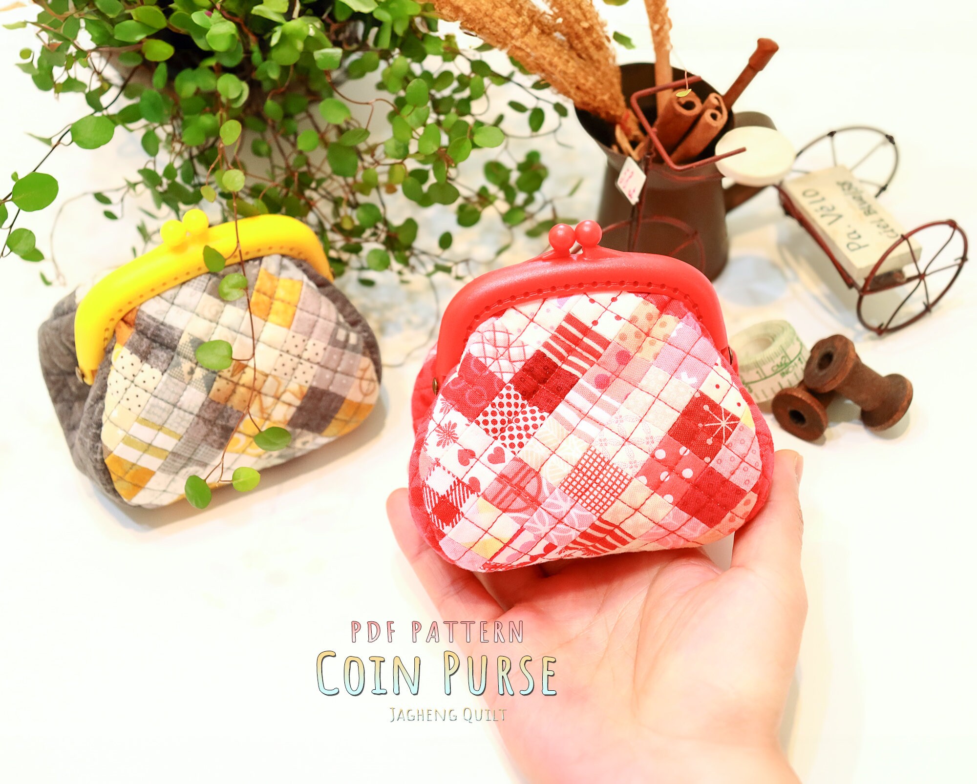 Coin Purse: PDF Pattern WITHOUT Written Instructions, See the Video ...
