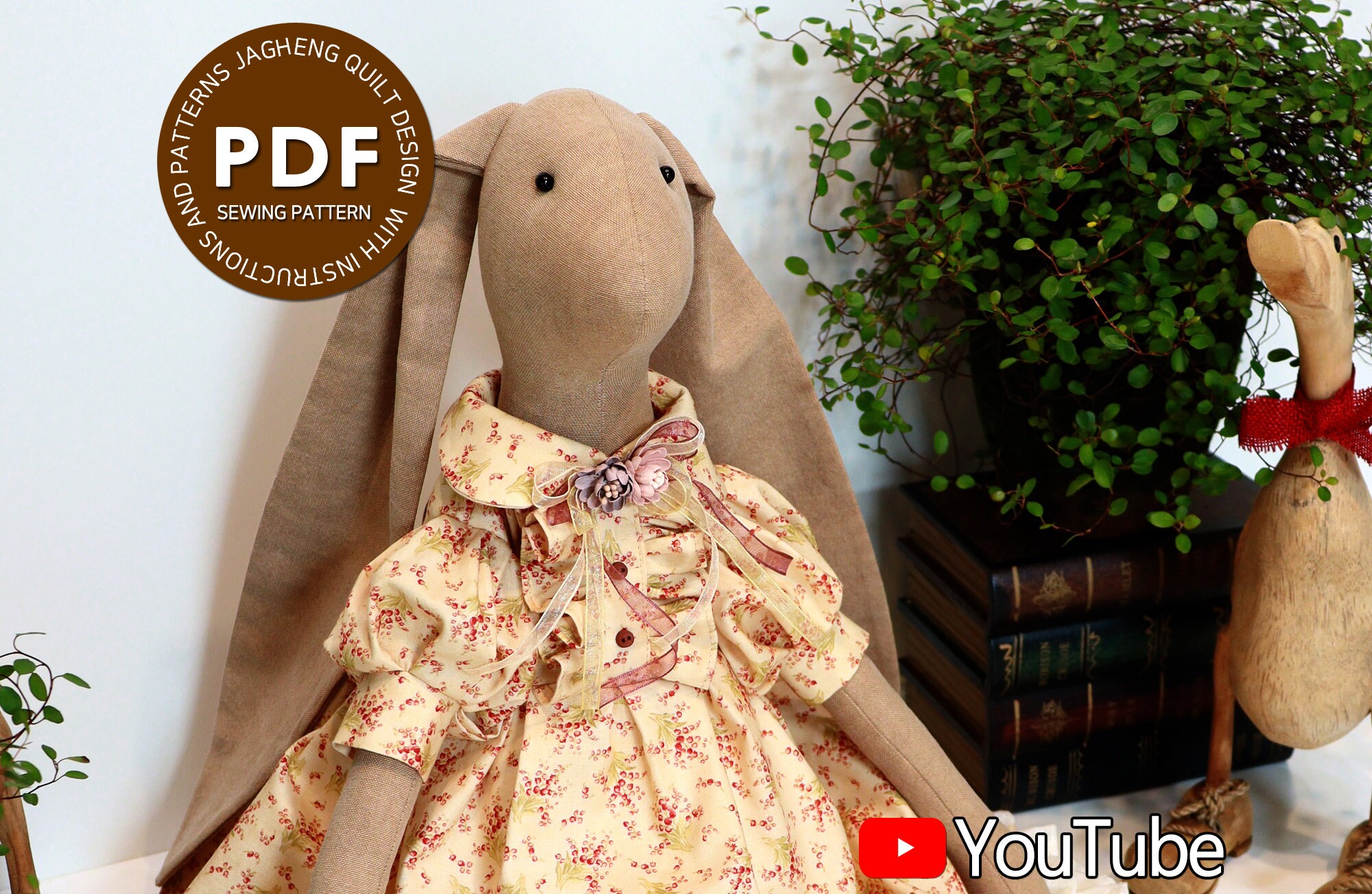 Big Bunny Doll : PDF Pattern WITHOUT Written Instructions See - Etsy