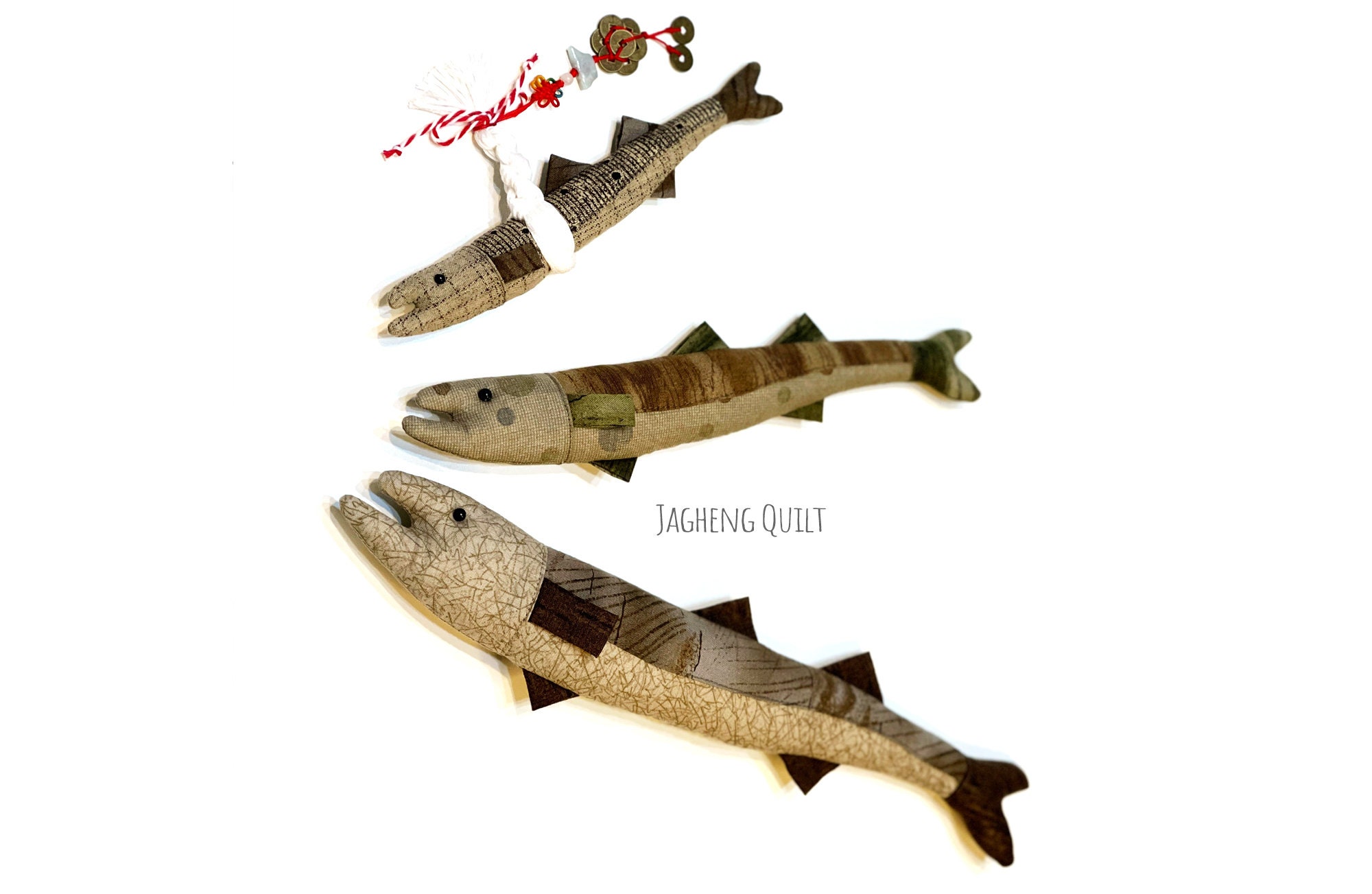Lucky Fish Doll 3 Pieces PDF Sewing Pattern WITHOUT Written - Etsy