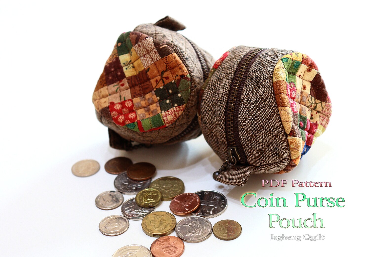 Coin Purse Pouch : PDF Pattern WITHOUT Written Instructions - Etsy
