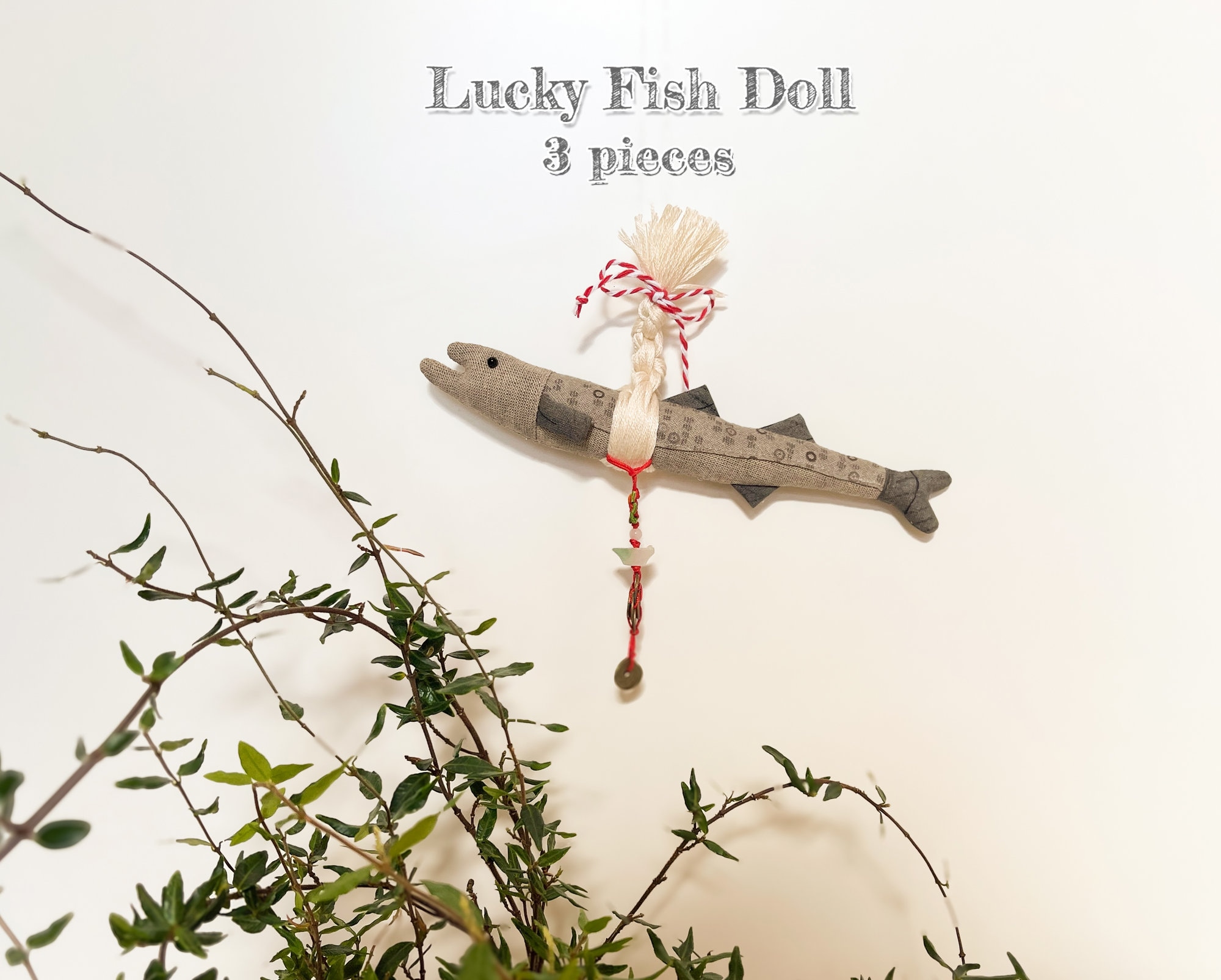 Lucky Fish Doll (3 Pieces) PDF Sewing Pattern WITHOUT Written ...