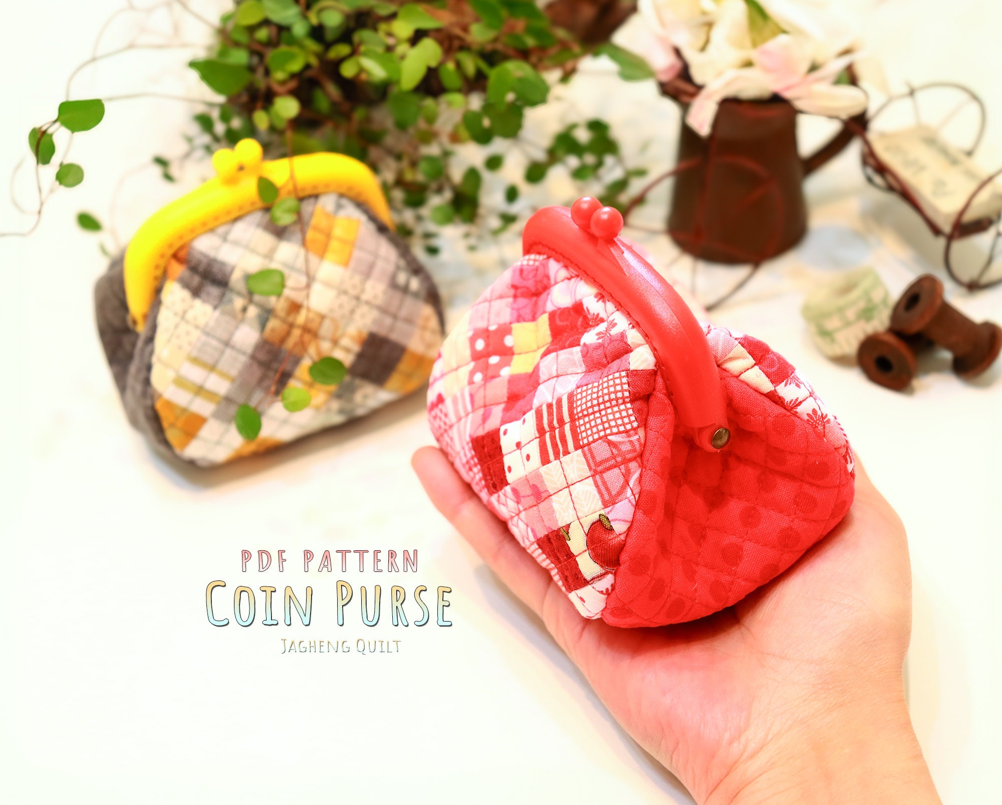 Coin Purse: PDF Pattern WITHOUT Written Instructions, See the Video ...