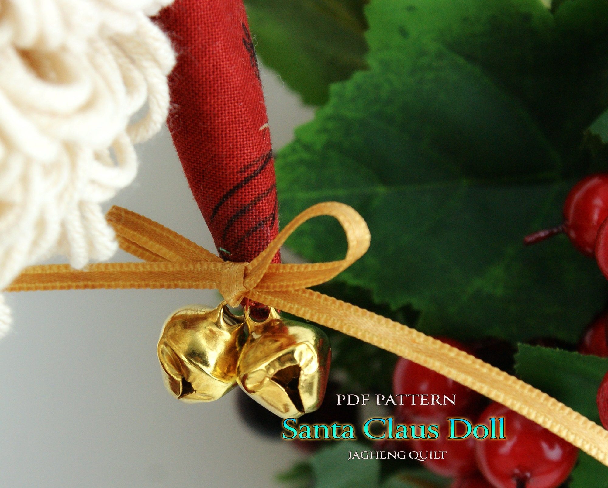 Santa Claus Doll : PDF Pattern & Color Photos,pdf Pattern WITHOUT ...