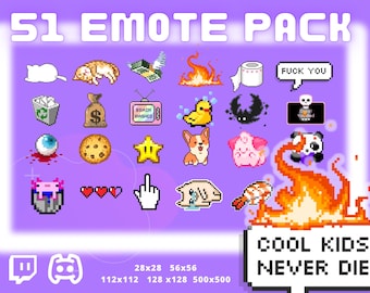Pixel Art Discord Emotes - Etsy