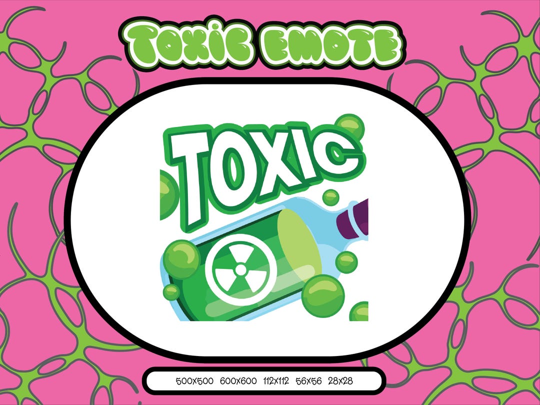Toxic Emote | Twitch Emote | Discord Emote | Meme Emote | Emote - Etsy