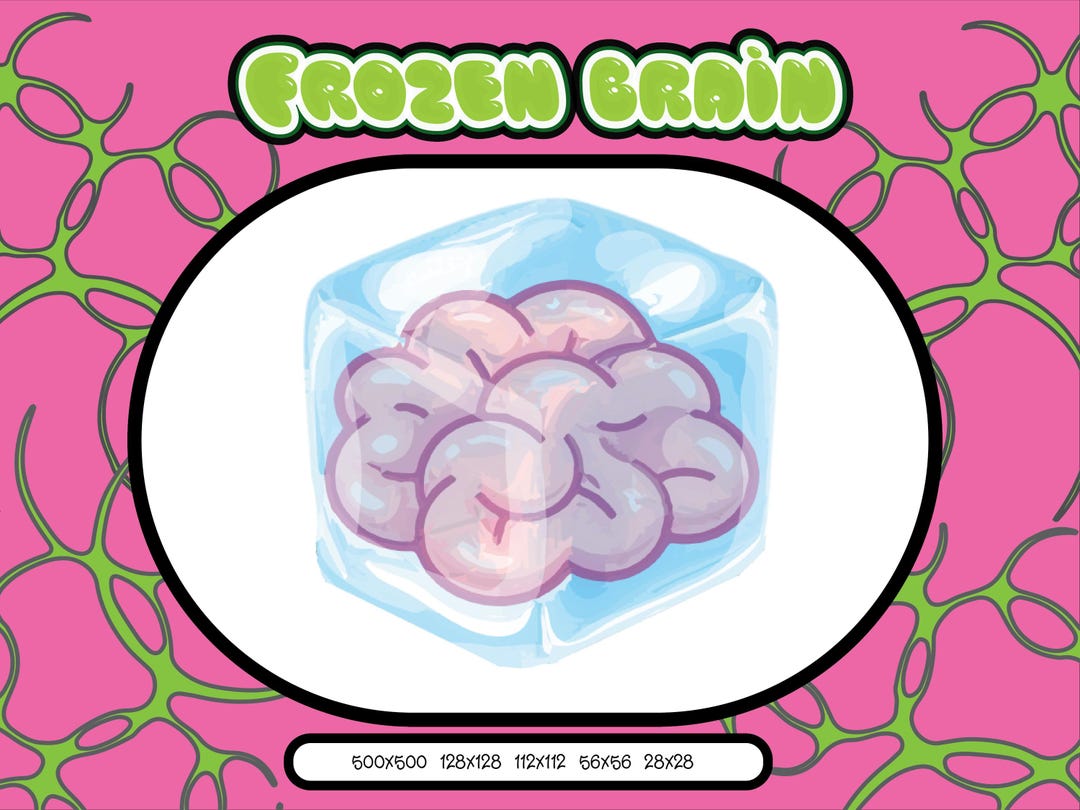 Frozen Brain Meme Emote | Twitch Emote | Discord Emote - Etsy