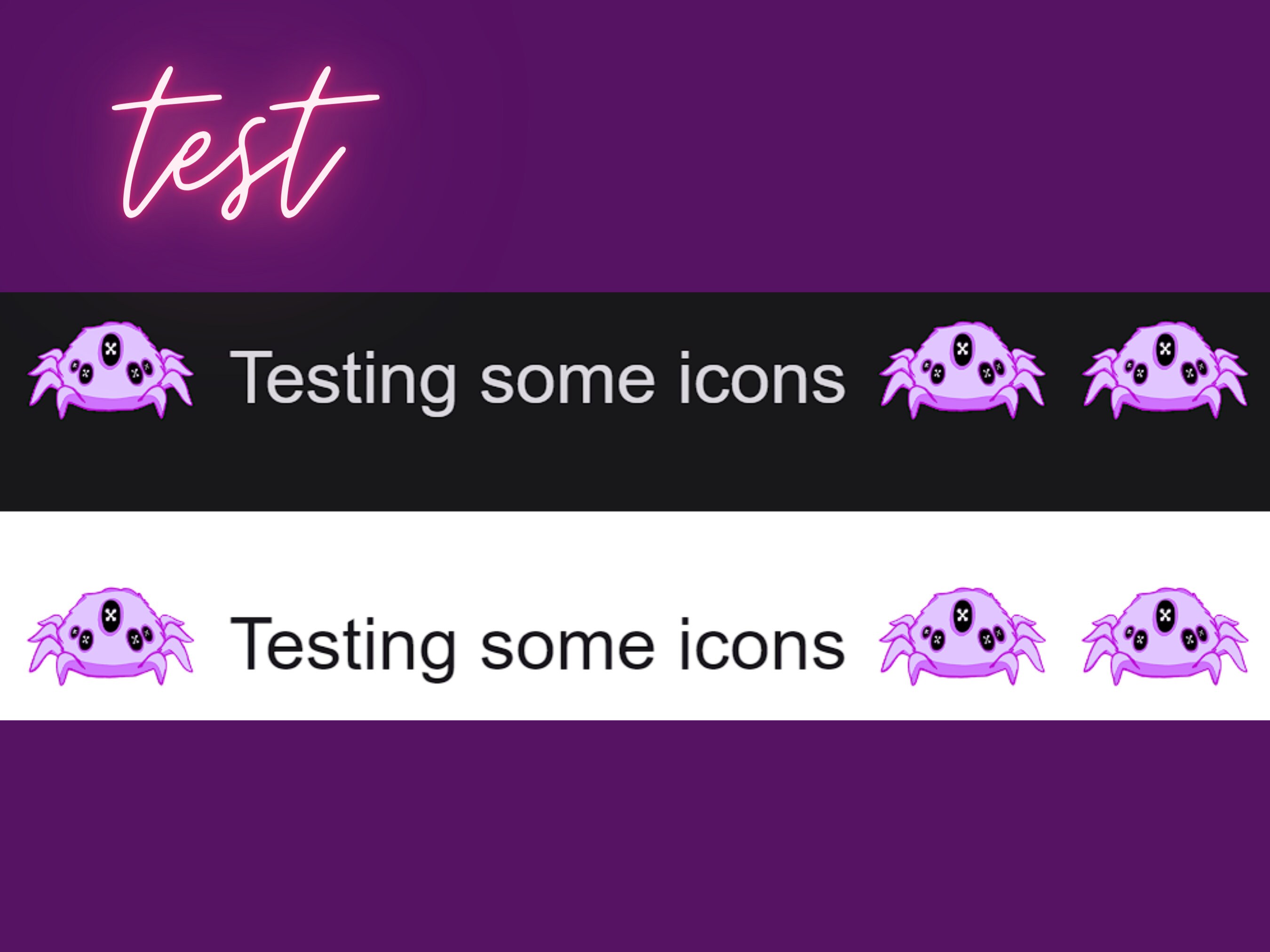 Creepy Spider Plushie Toy Emote Twitch Emote Discord Emote Emote Spider ...