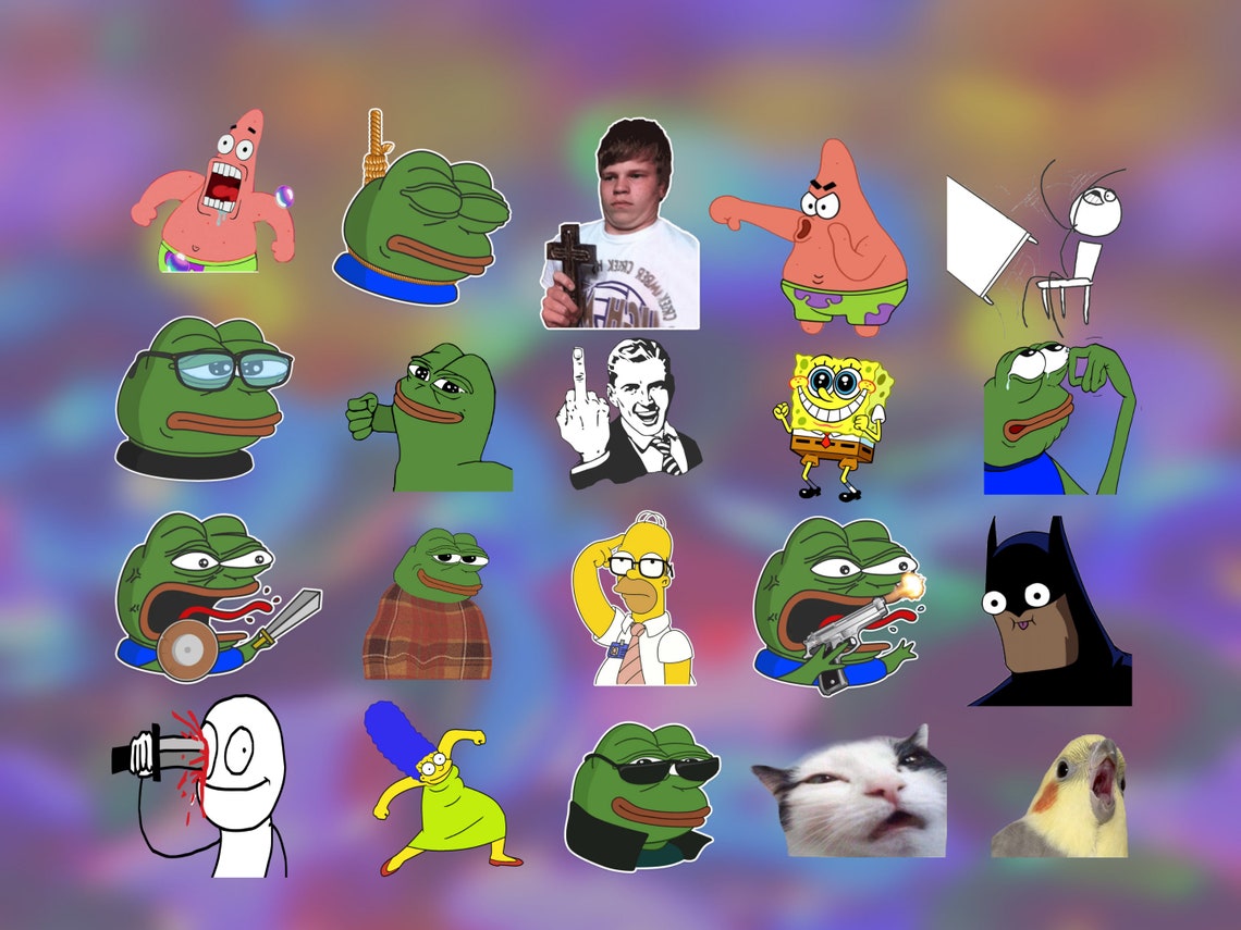150 Meme Emote Pack Meme Emotes Twitch Discord Emotes - Etsy Canada