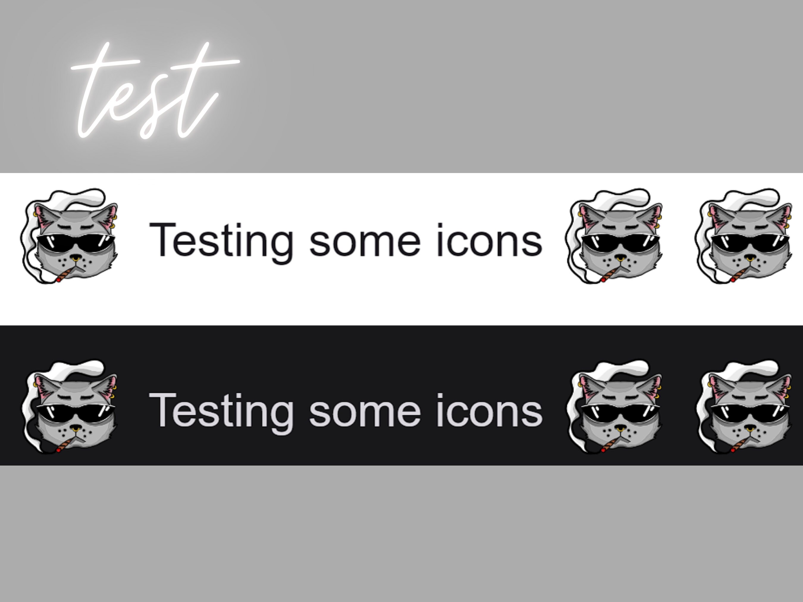 Cool Cat Emote Meme Emote Twitch Emote Discord Emote Funny Twitch Emote ...