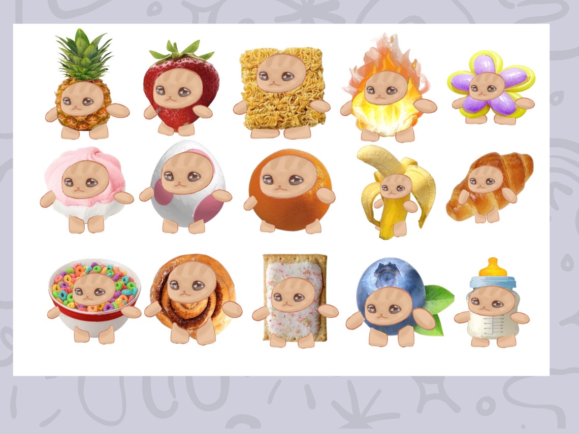 BIG Pack of Meme Kitty Emotes and Badges Twitch Emotes Twitch Badges ...