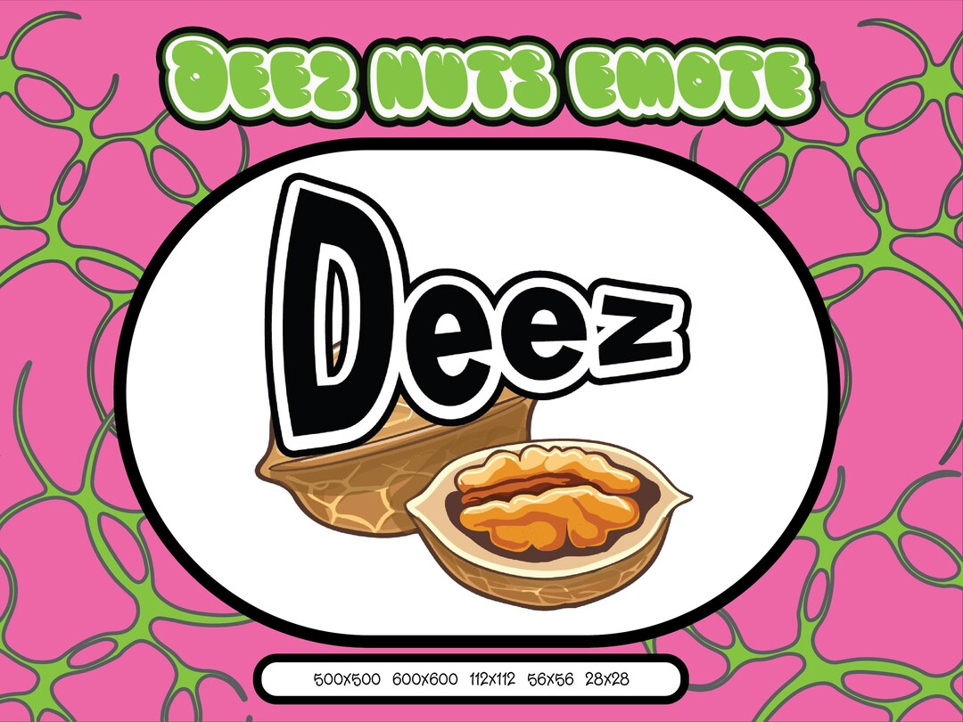 NEW VERSION Nuts Meme Emote |meme Emotes | Twitch Emote | Emote ...