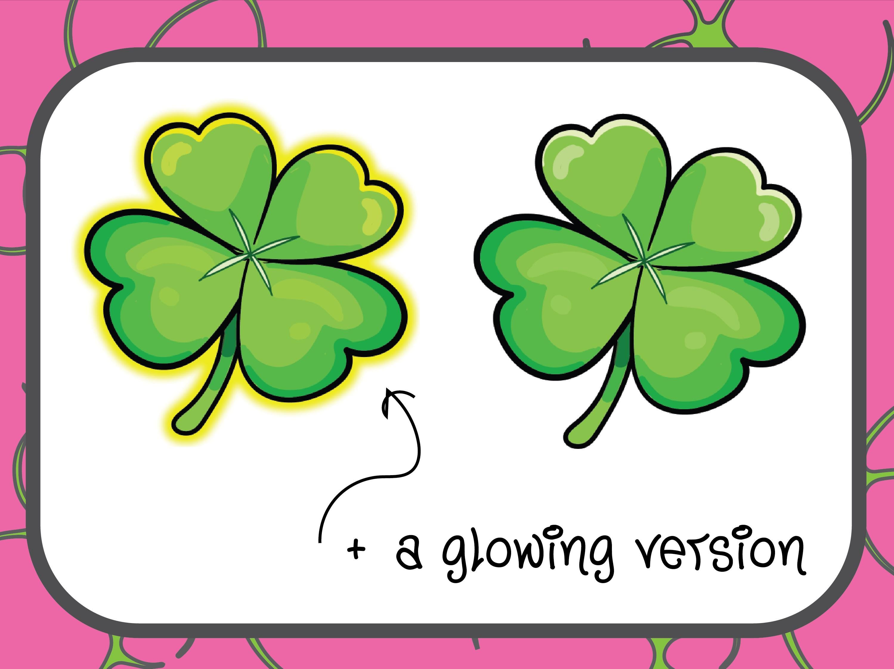 Lucky Four-leaf Clover Emote | Twitch Emote | Discord Emote | Lucky ...