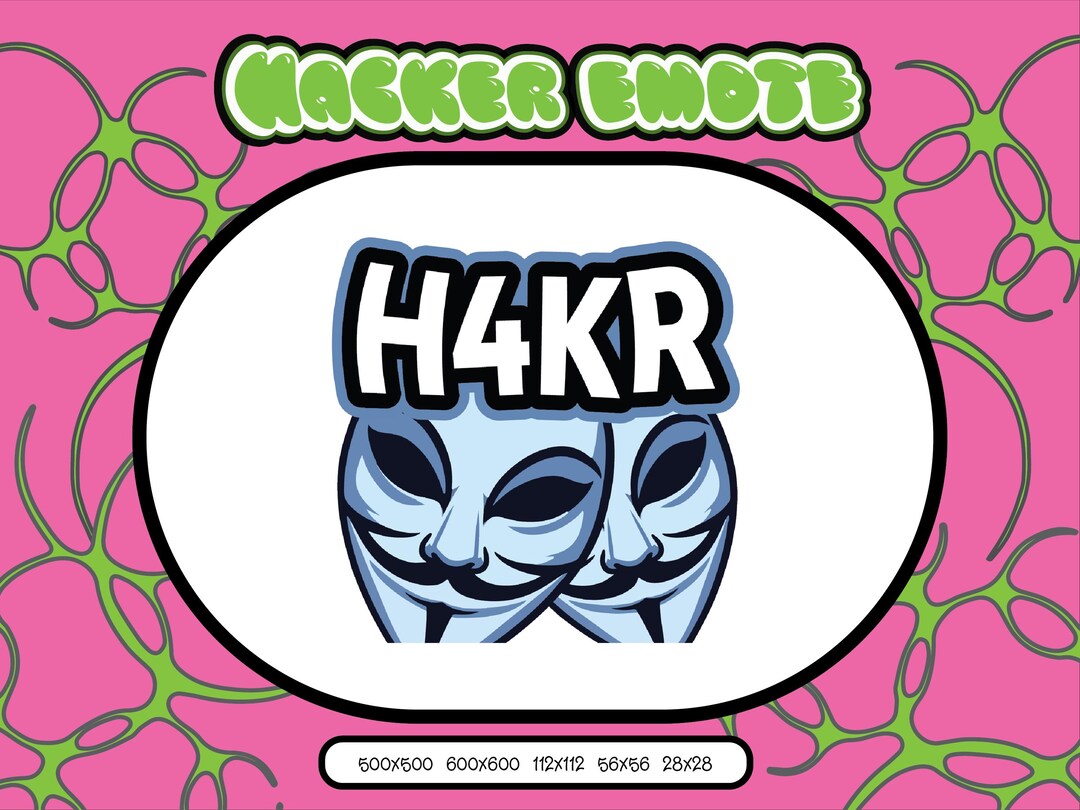 Hacker Emote for Twitch & Discord | Meme Emote | Funny Emote | Kawaii ...