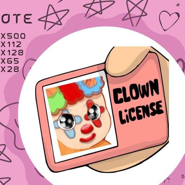 Clown Twitch Emote - Etsy