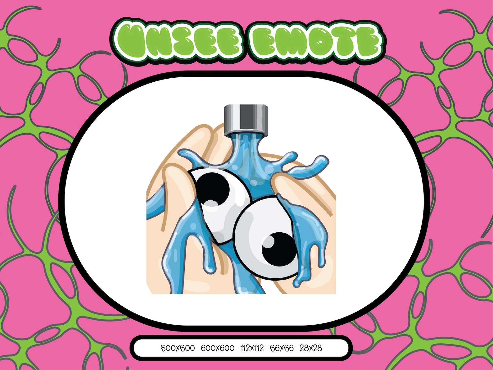 Unsee / Eye Washing Emote | Discord Emote | Twitch Emote | Meme Emote ...