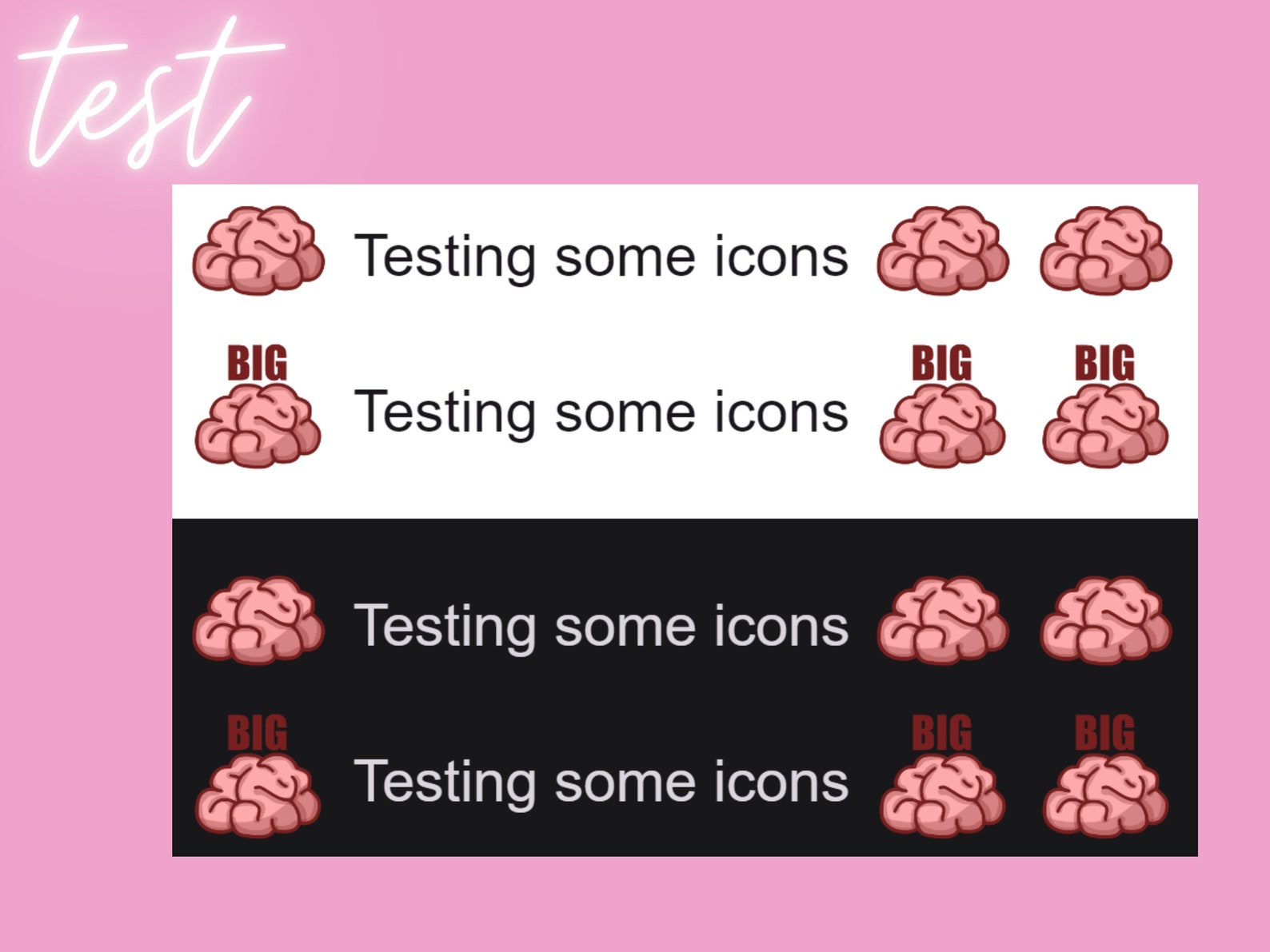 Brain Meme Emote Pink Emote Meme Emote Twitch Emote Discord Emote Emote ...