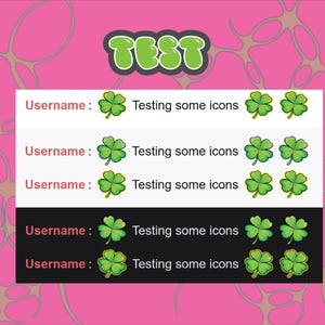 Lucky Four-leaf Clover Emote | Twitch Emote | Discord Emote | Lucky ...