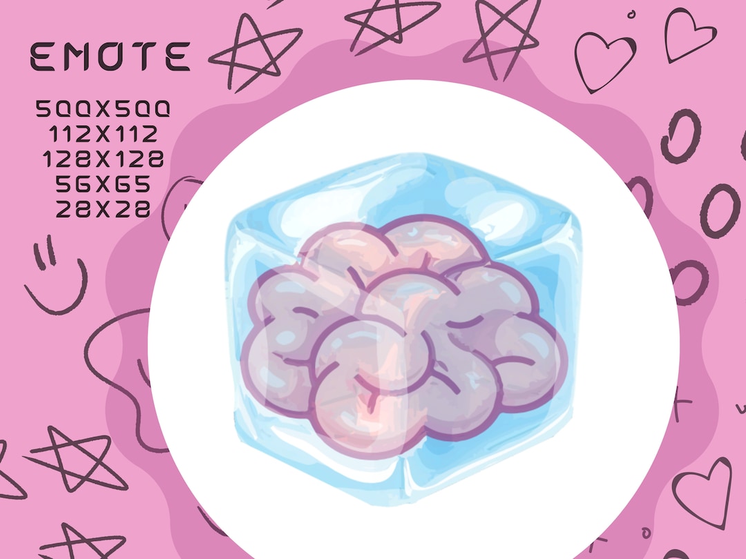Frozen Brain Meme Emote Twitch Emote Discord Emote - Etsy