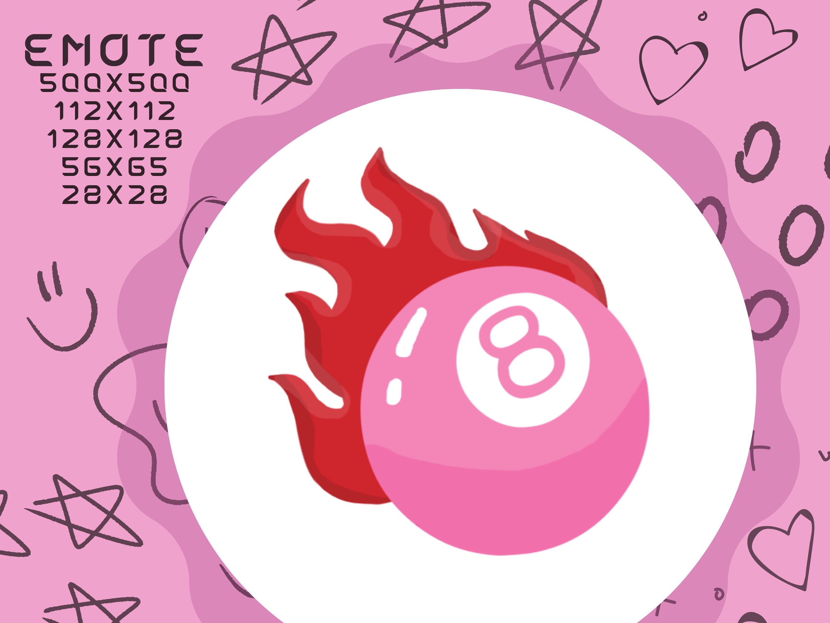 Pink Emote Twitch Emote Discord Emote Emote Meme Emote - Etsy