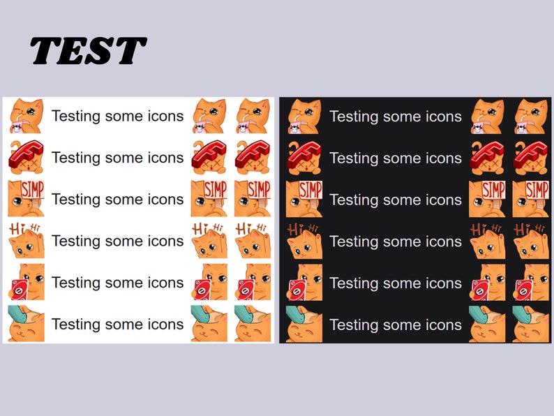 41 Cute Orange Cat Emote Bundle 10 Extra Emotes GIFT Emote Bundle Cat ...