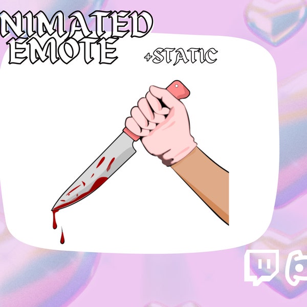 Animated Knife Emote - Etsy