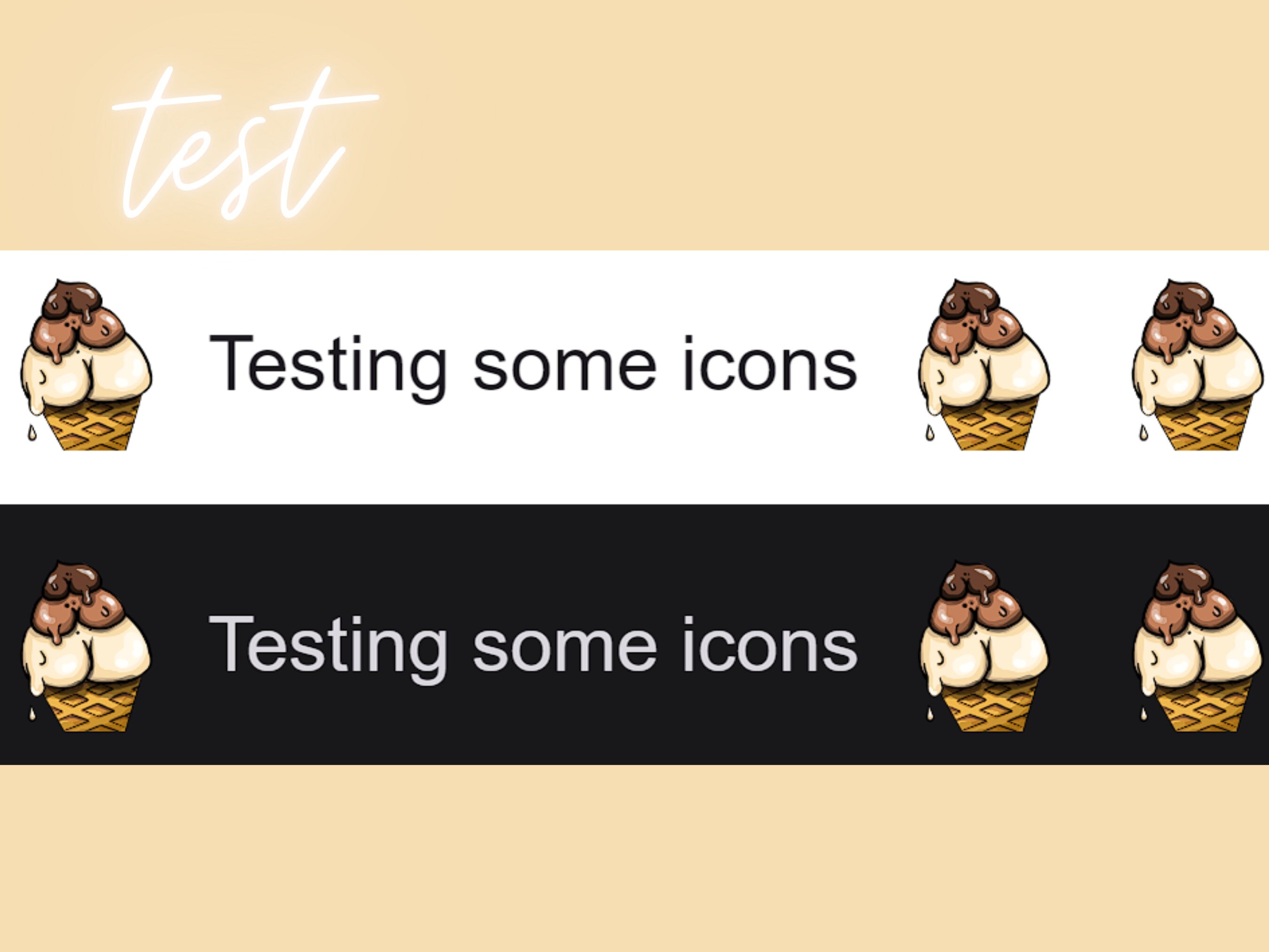 Booty Ice Cream Meme Emote Meme Emote Discord Emote Twitch Emote Booty ...