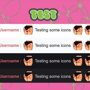 Booty Emote | Thick Booty Emote | Twitch Emote | Discord Emote | Emote ...