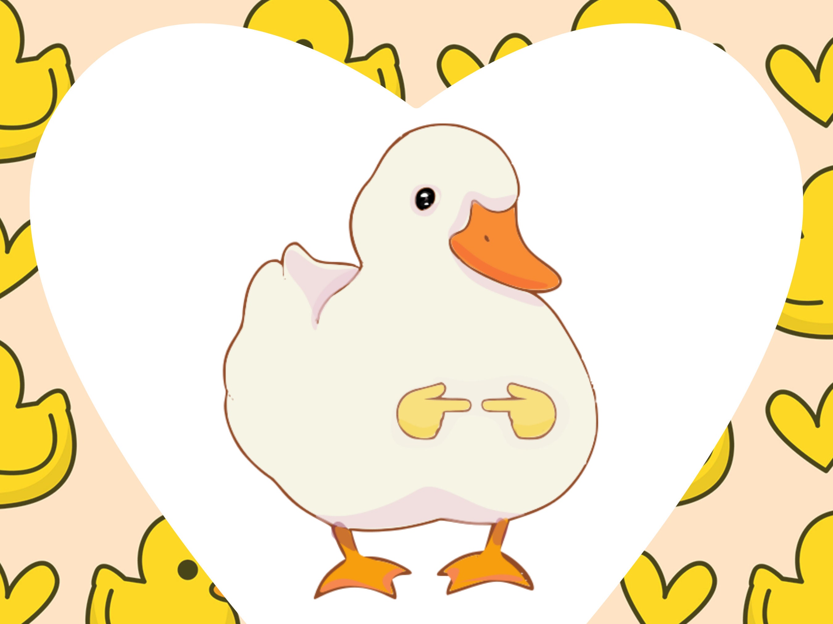 Cute Duck Emote Chibi Emote Meme Emote Twitch Emote Discord Emote ...