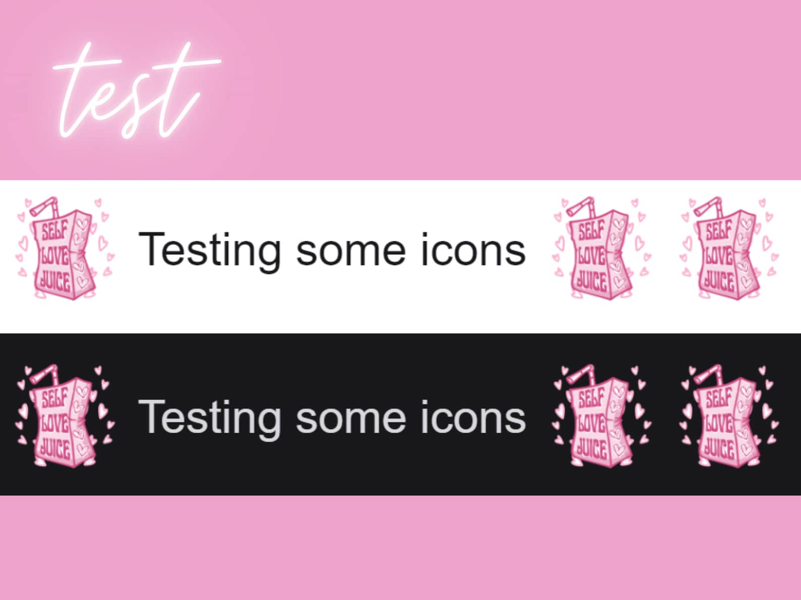 Self Love Pink Emote Twitch Emote Discord Emote Emote Pink Emote - Etsy