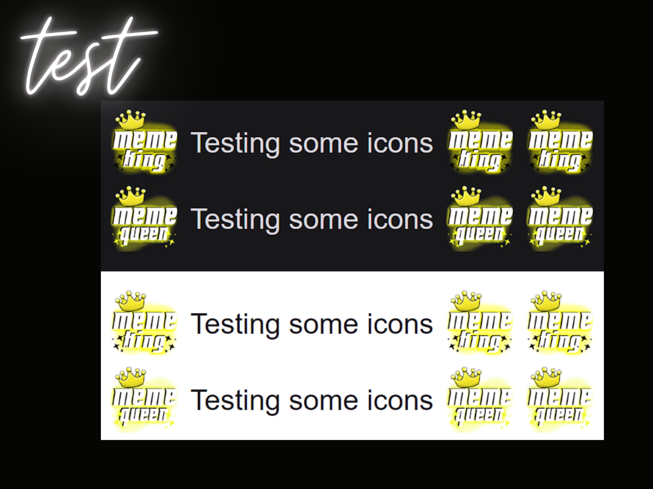 Meme King and Queen Emotes Twitch Emotes Discord Emotes Emotes - Etsy ...