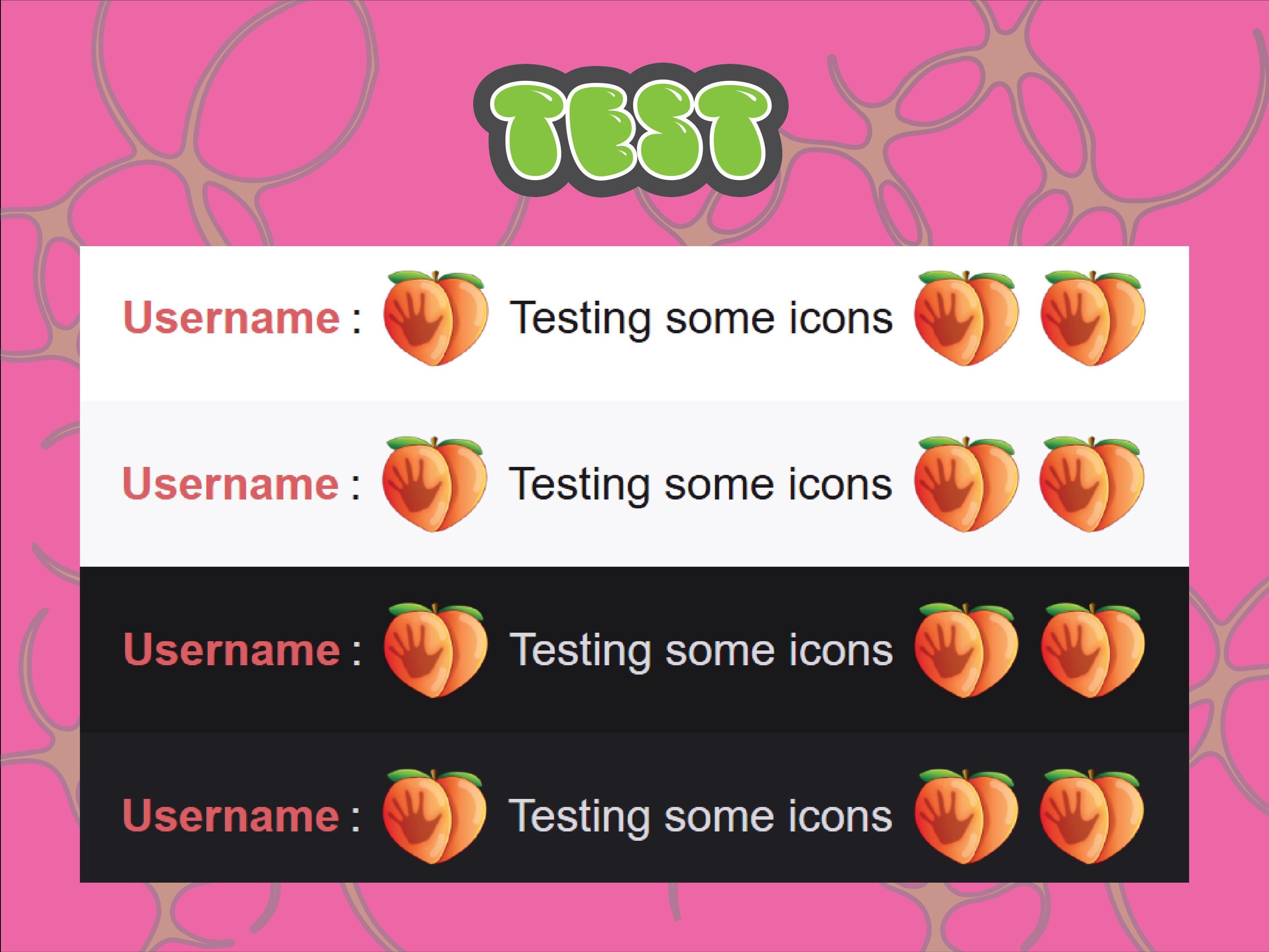 Peach Slap Emote | Twitch Emote | Discord Emote | Booty Emote | Meme ...