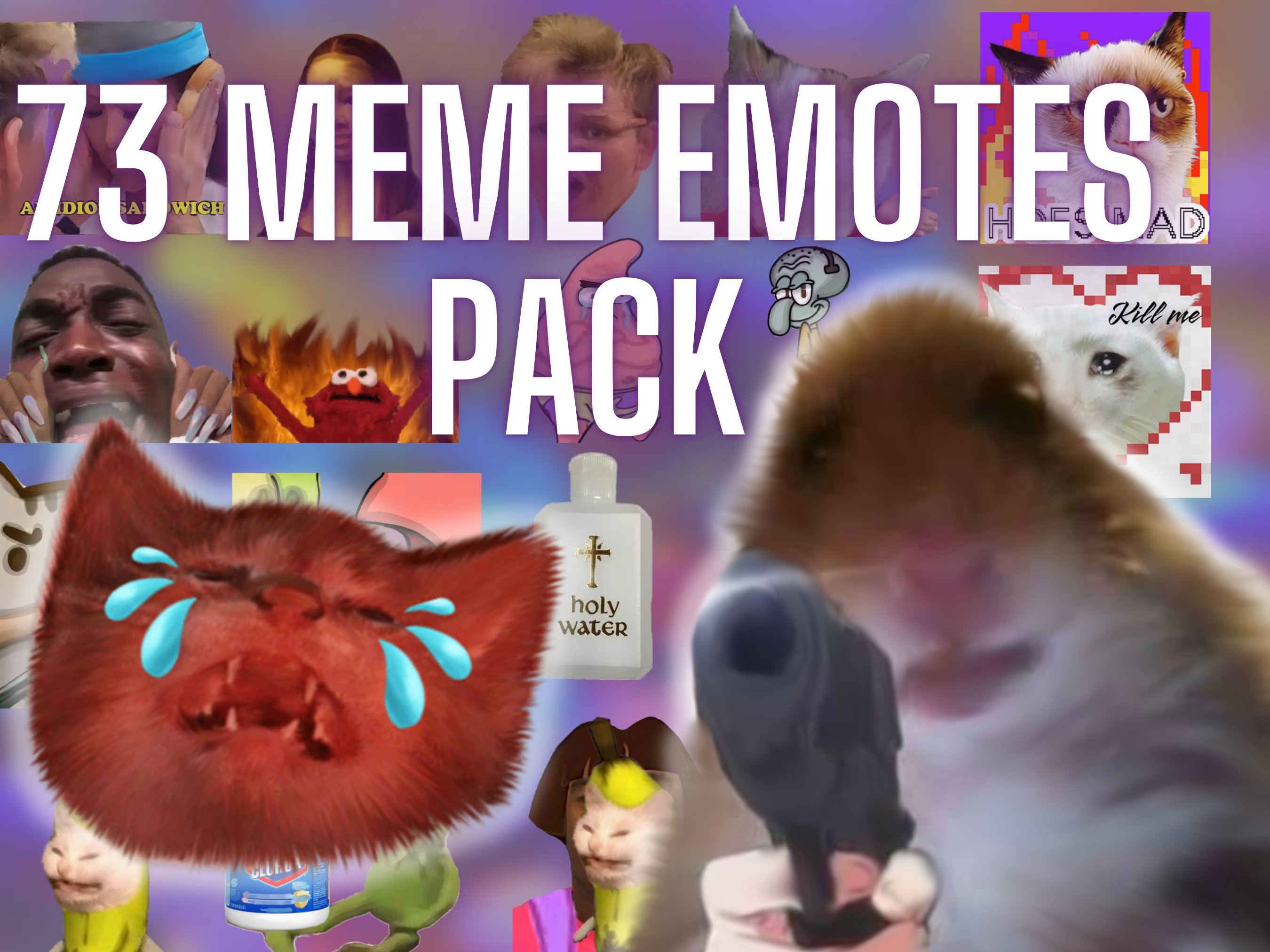 Pack de 73 émoticônes Emotes de mèmes Twitch, emotes Discord Emotes ...