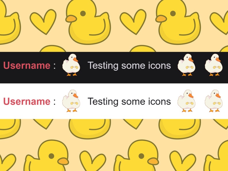 Cute Duck Emote Chibi Emote Meme Emote Twitch Emote Discord Emote ...