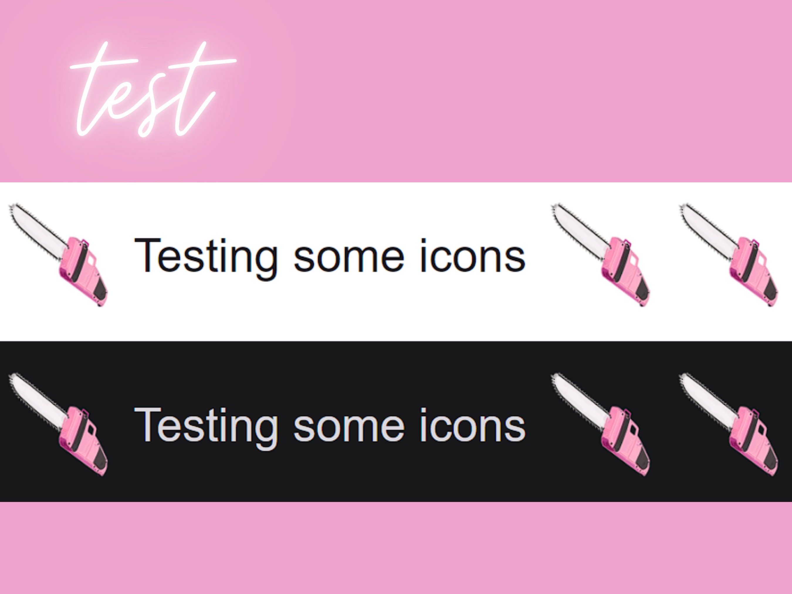 Pink Chainsaw Emote Pink Emote Meme Emote - Etsy