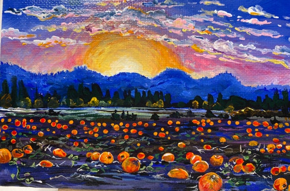 Pumpkin Patch Painting