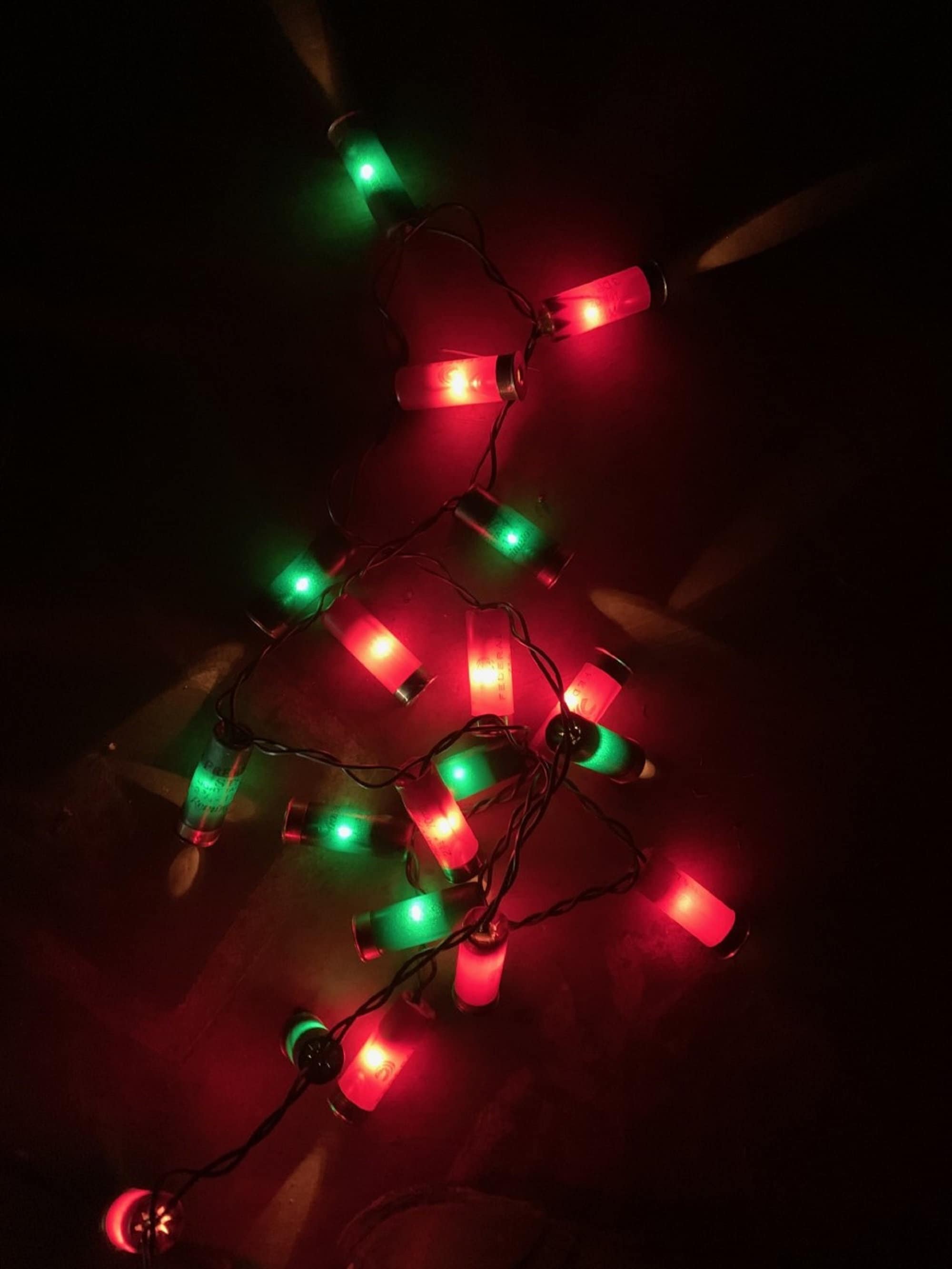 Christmas Shotgun Shell Lights Party Lights Man Cave Decor Christmas ...