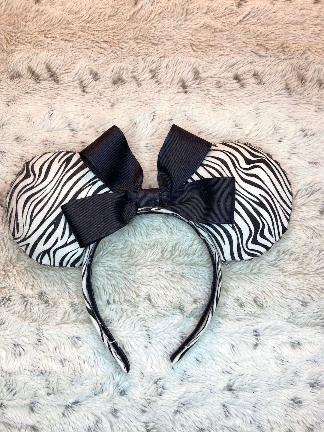 Zebra Ear Headband - Etsy
