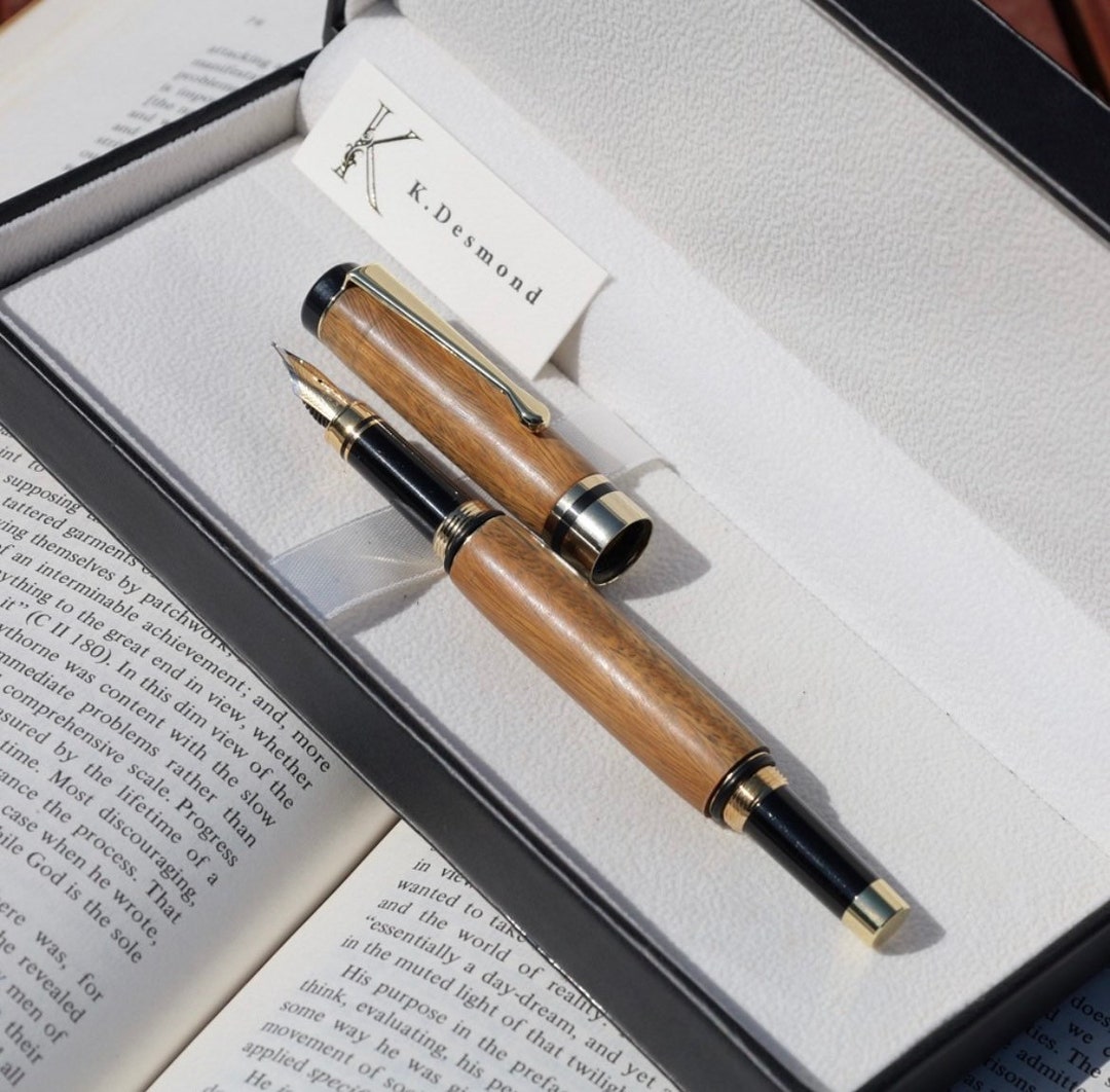 The Heaviest Tree in the World 2-way Lignum Vita Fountain Pen/ballpoint ...