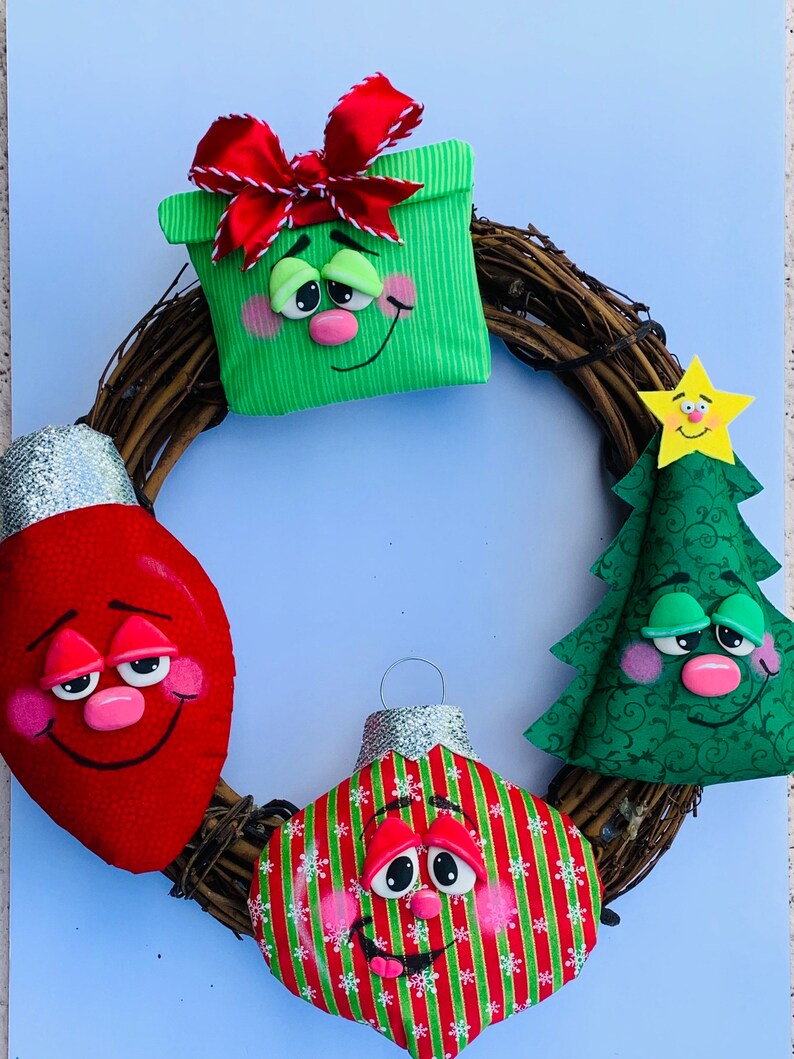 Ornaments Attachments, Christmas Wreath Attachments, Whimsical Holiday ...