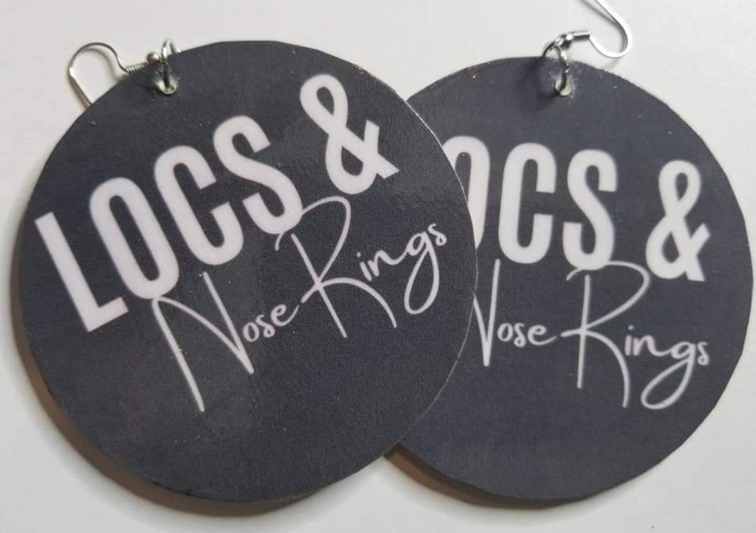 Locs and Nose Rings, Locs Are Dope, LOC Jewelry, Locs Earrings, Dreads ...