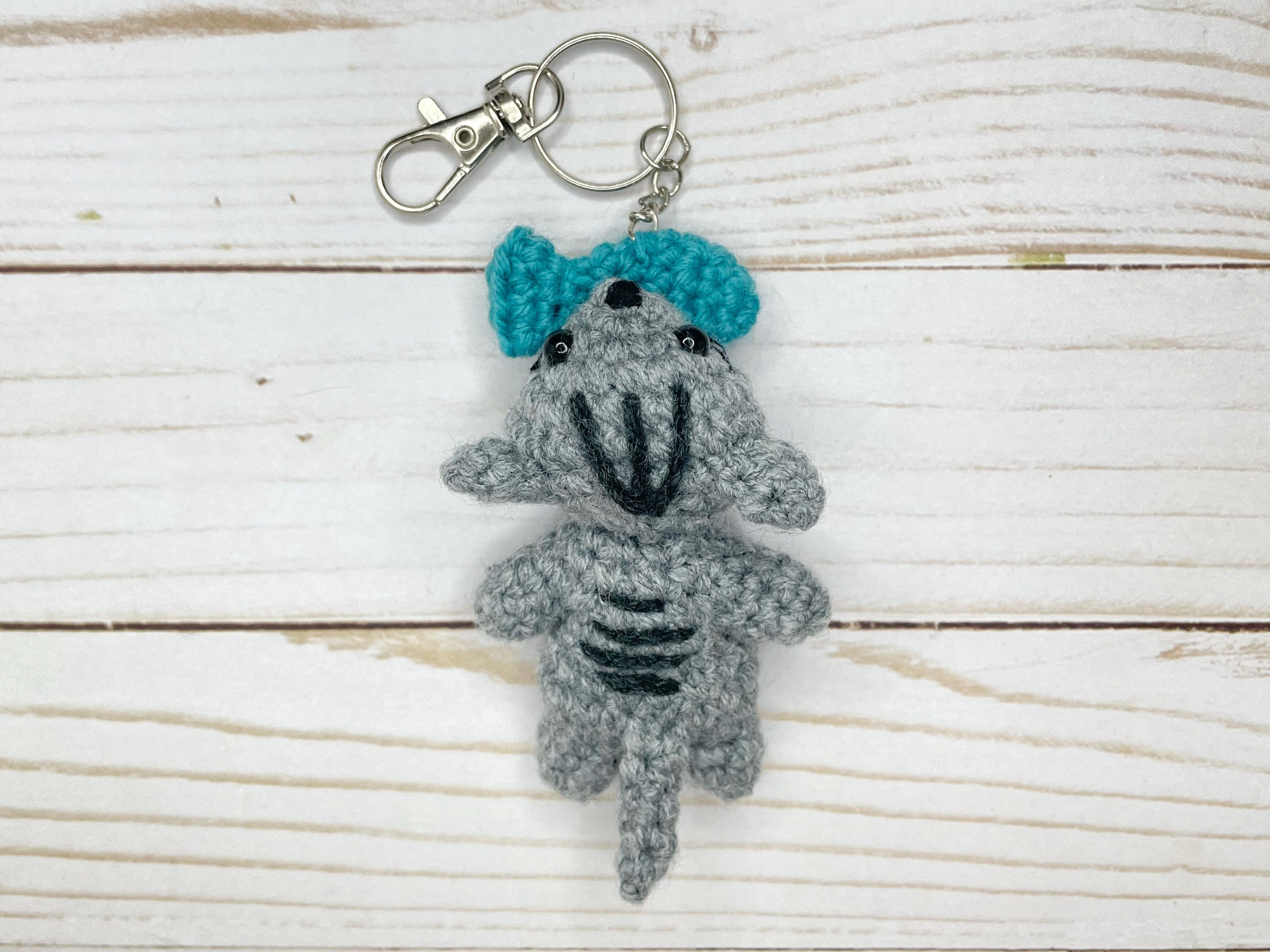 Pattern - Crochet Cat Keychain Pattern With Video Tutorial - Etsy